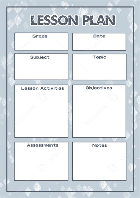 Image result for Free Printable Editable Lesson Plan Template