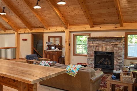 Image result for Timber Frame Barn Interior
