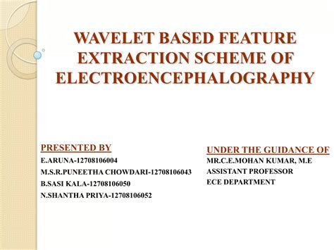 Image result for Wavelet Feature Extraction