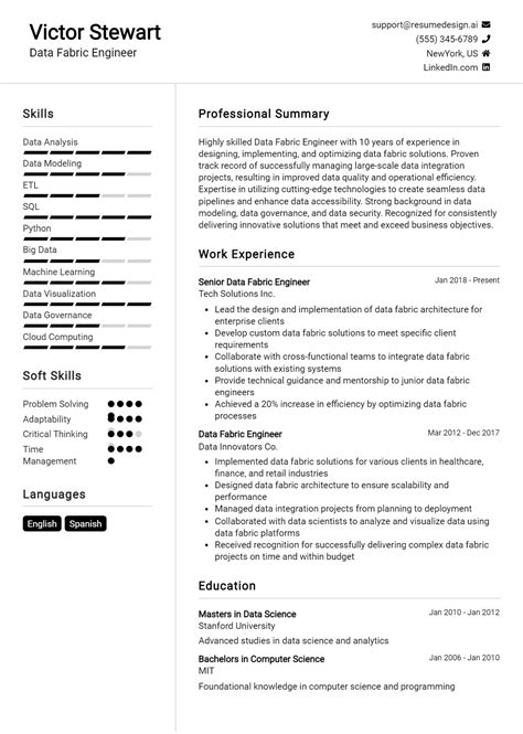 Image result for Data Engineer Resume Examples