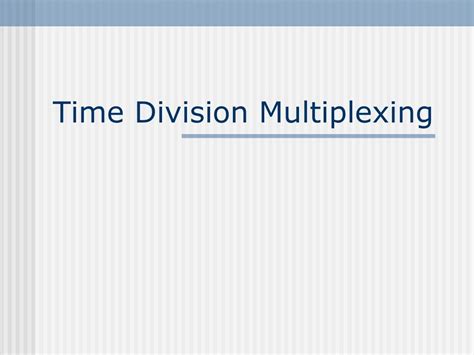 Image result for Time Division Multiplexing Examples