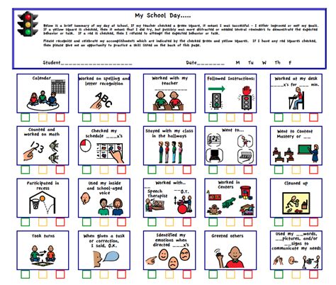 Autism Behavior Chart - BehaviorChart.net