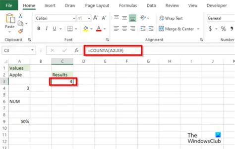 Image result for How to Use Counta Function Excel