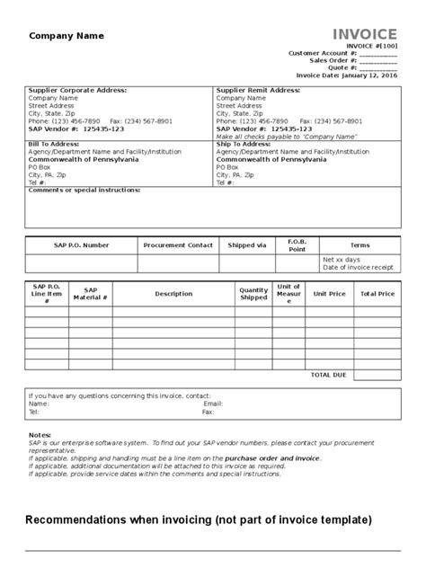 Image result for Contract for Service Invoice