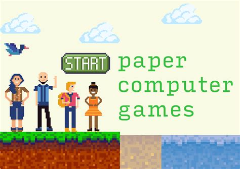 Image result for Paper Computer Games