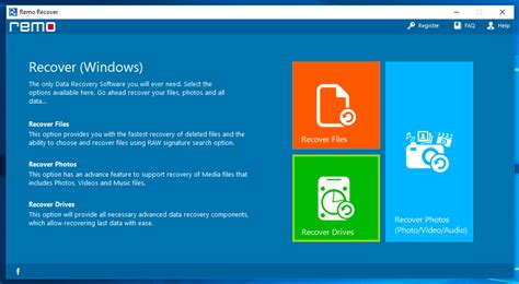 Image result for Remo Tutorial Recover