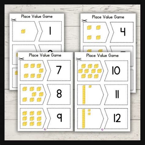 Image result for Place Value Matching Worksheet