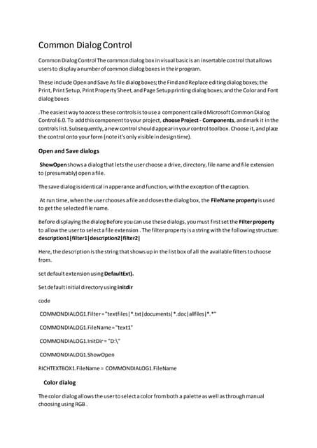 Image result for Control Dialog