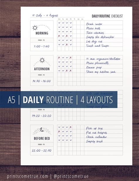 Image result for FlyLady Morning Routine Printable