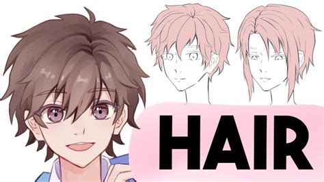 Image result for Anime Hair Drawing Tutorial