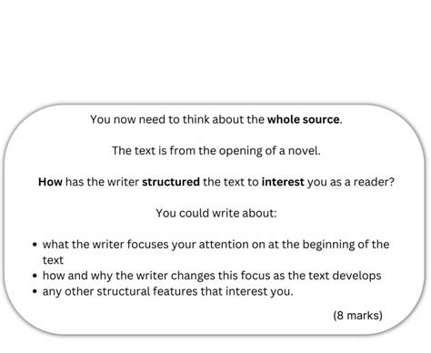 Image result for Edexcel English Language Paper 1 Question 3