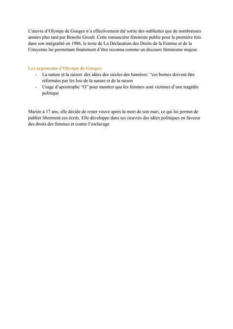 Image result for Dissertation Ddfc Olympe De Gouges