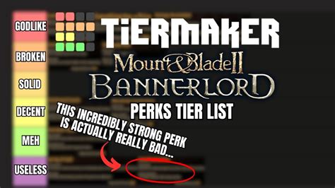 Image result for Bannerlord Perk Guide