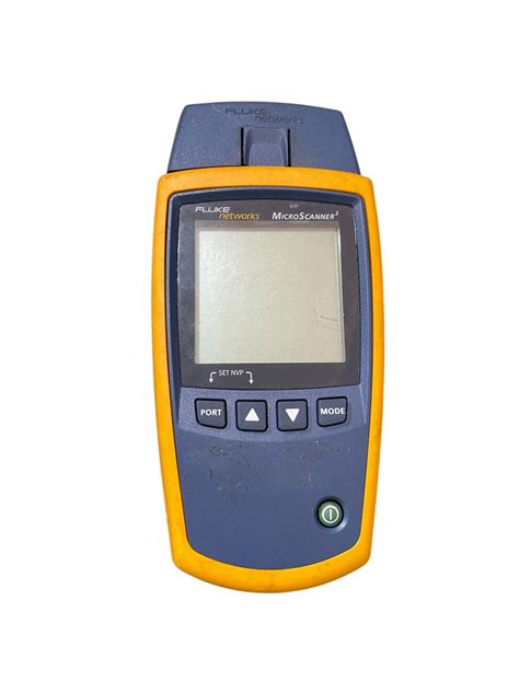 Image result for Fluke Networks MicroScanner How to Use