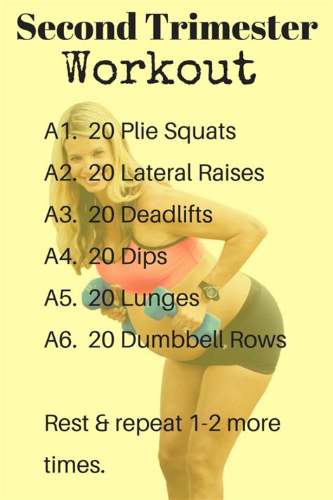 Image result for Workouts for First Second-Trimester