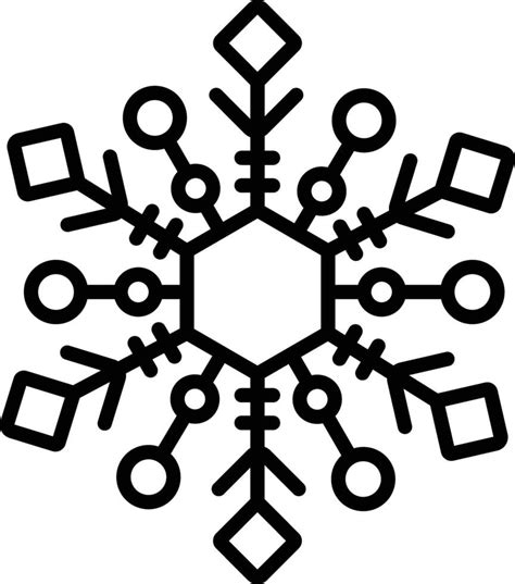 Image result for Snowflake Vector Outline