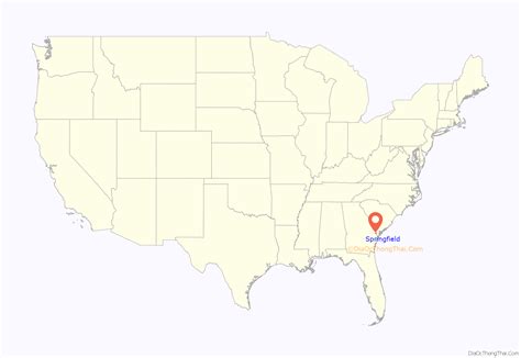 Image result for Springfield Georgia On Map