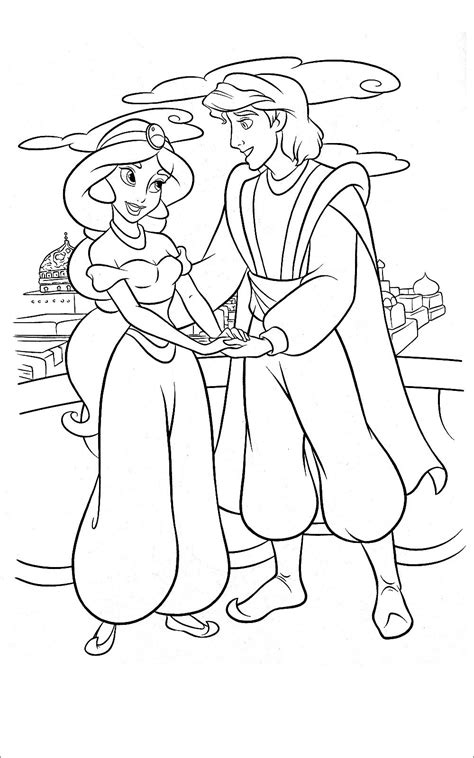 Image result for Aladdin Coloring Pages