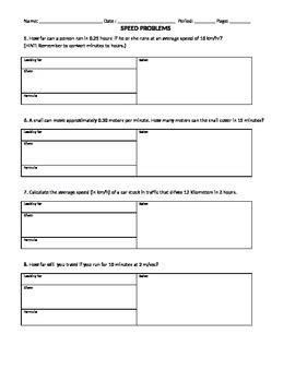 Image result for Constant Speed Practice Problems