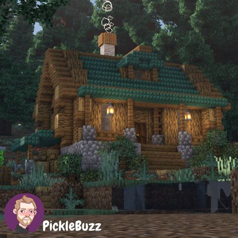 Image result for Minecraft Cabin House Tutorial
