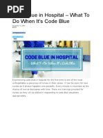 Image result for Code Blue Practice