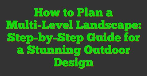 Image result for Multi-Level Landscape Design