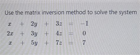 Image result for Inversion Method in Matrix