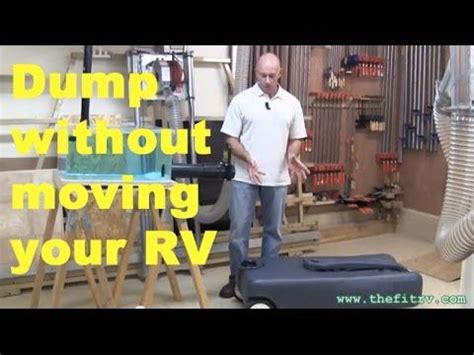 Image result for Using Portable Waste Tank for RV Dumping