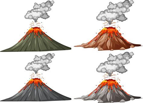 Image result for Volcano Vector