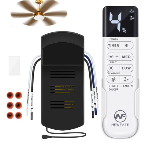 Snapklik.com : Ceiling Fan Remote Control Kit, Dimmer,3-Speed Remote ...