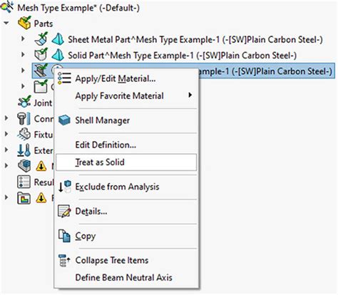 Image result for Meshing Shell Solid Work Tutorial