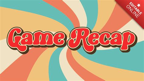 Image result for Game Recap