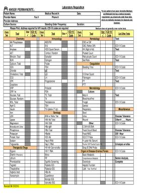 Image result for Blood Test Requisition Form