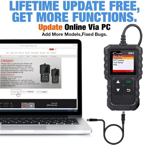 Image result for Launch Creader 3001 Features