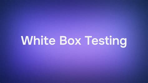 Image result for White Box Testing BMP Video