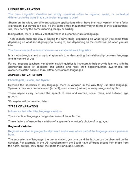 Image result for Language Variation