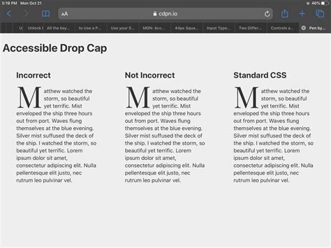 Image result for How to Apply Drop Cap