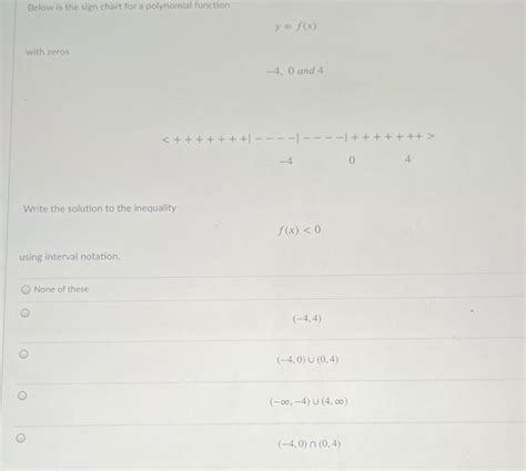 Image result for Polynomial Sign Chart