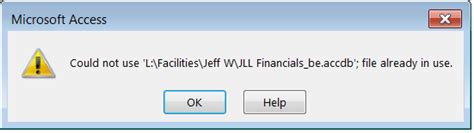 Image result for Error the File Is Already in Use