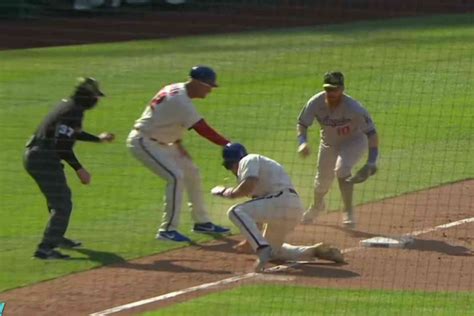 Image result for Dodgers Game 3rd Base Runner Camera View