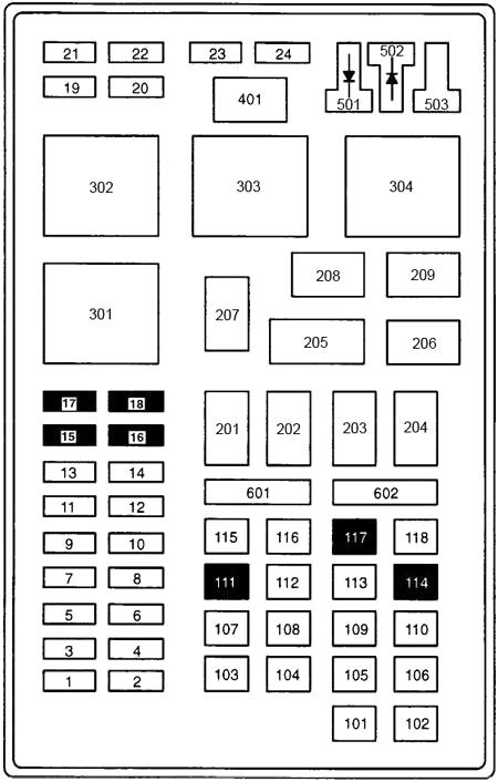 Image result for 2002 Excursion Fuse Box Diagram