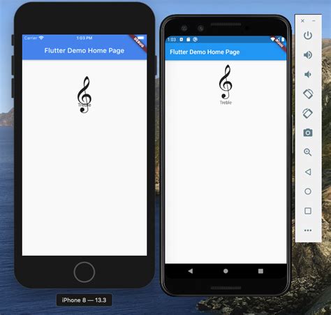 Image result for Image Showing Flutter with Android iOS Icon