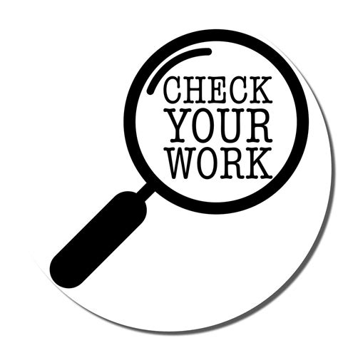 Image result for Checking Work