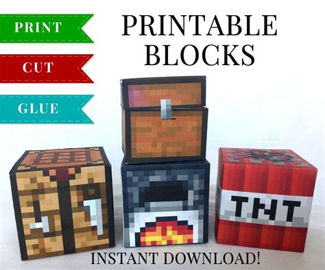 Image result for Minecraft Paper Blocks