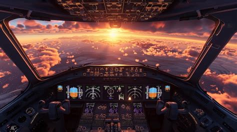 Image result for Sunset Cockpit View