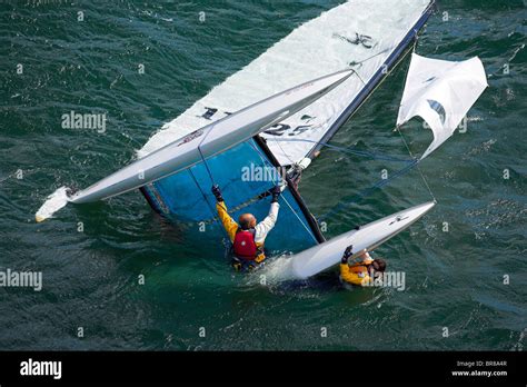 Image result for Catamaran Capsizing