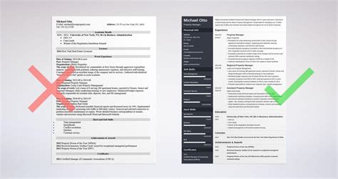 Image result for Property Manager Resume Examples/Samples