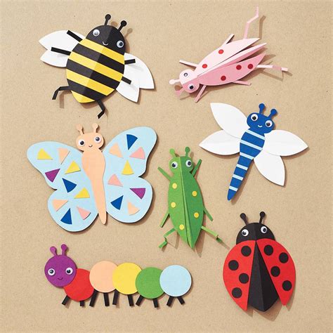 bug paper craft kit | Keep Toddlers Busy