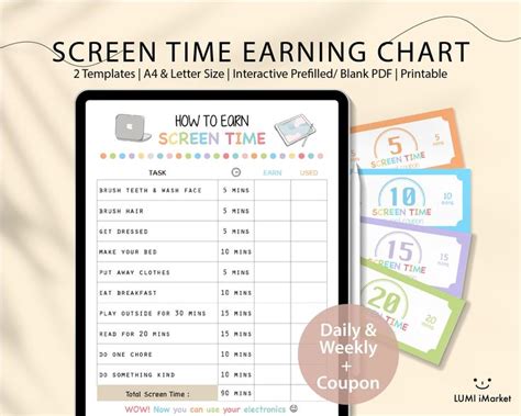 Image result for Visual Timetable for Screen Time Use