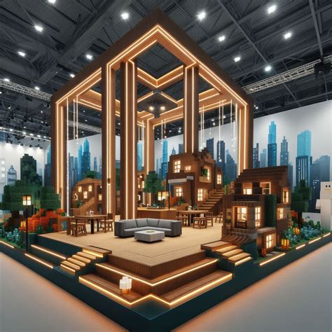 Image result for VidCon Minecraft Booth